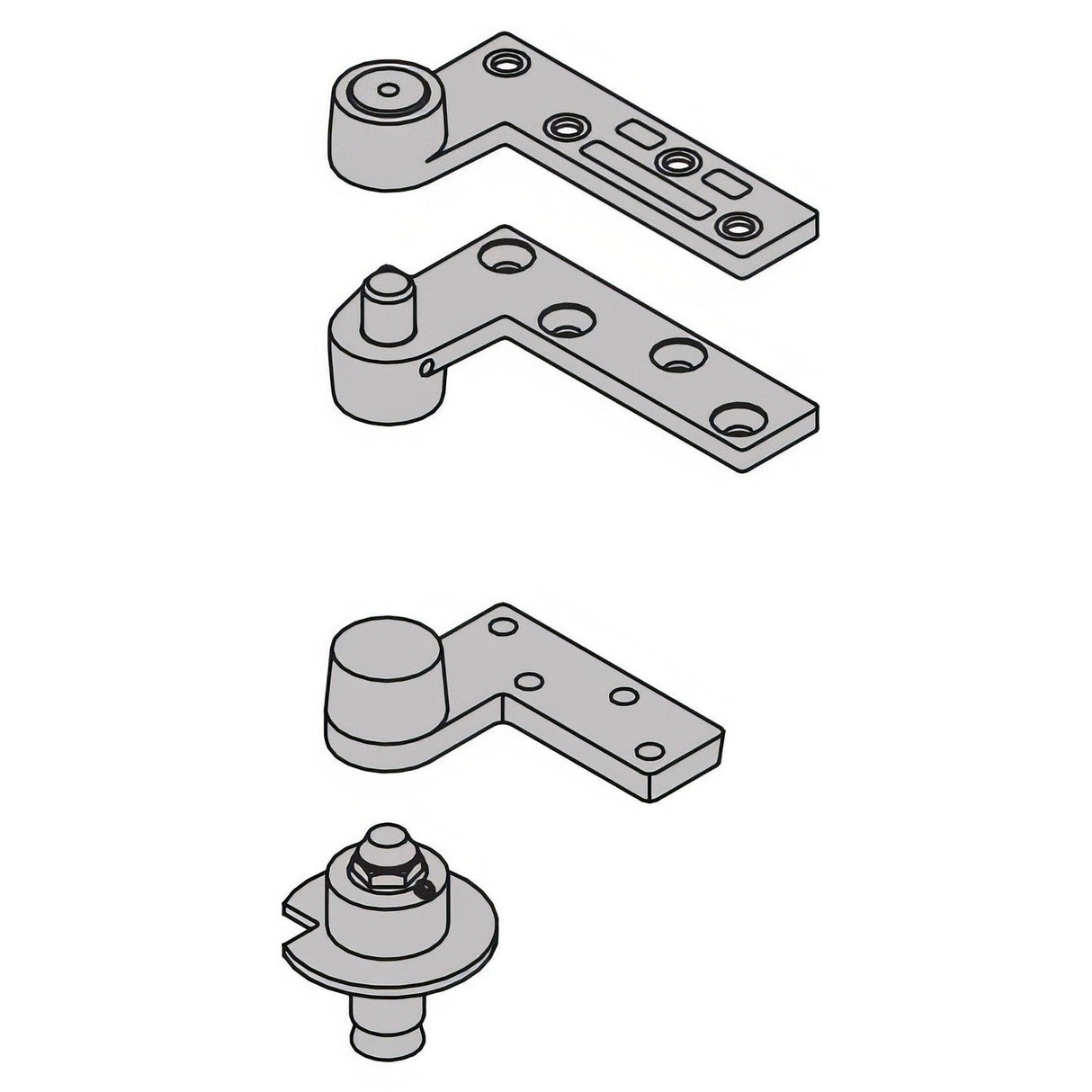 Ives 7222SET26DLH 3/4 Inch Left Handed Offset Pivot Hinge – Factory ...