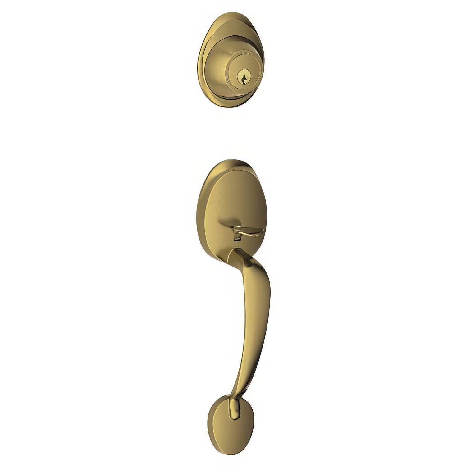 Dexter by Schlage JH58BAR Single Cylinder Keyed Entry Handleset ...