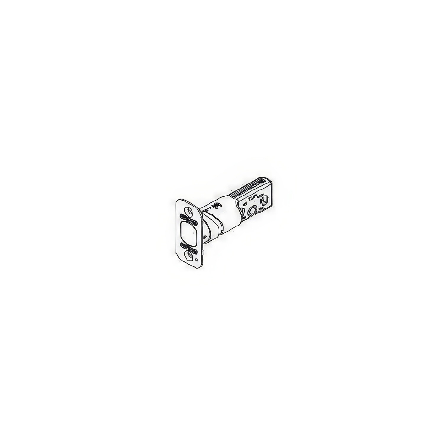 Schlage 12-289 Universal Round Corner Deadbolt Latch