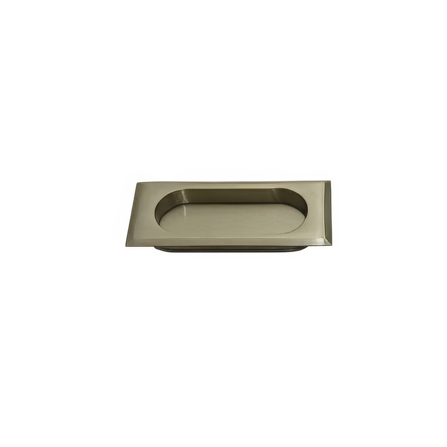 Emtek Hardware 2201 4" Height Solid Brass Rectangular Flush Pull for Sliding Doors